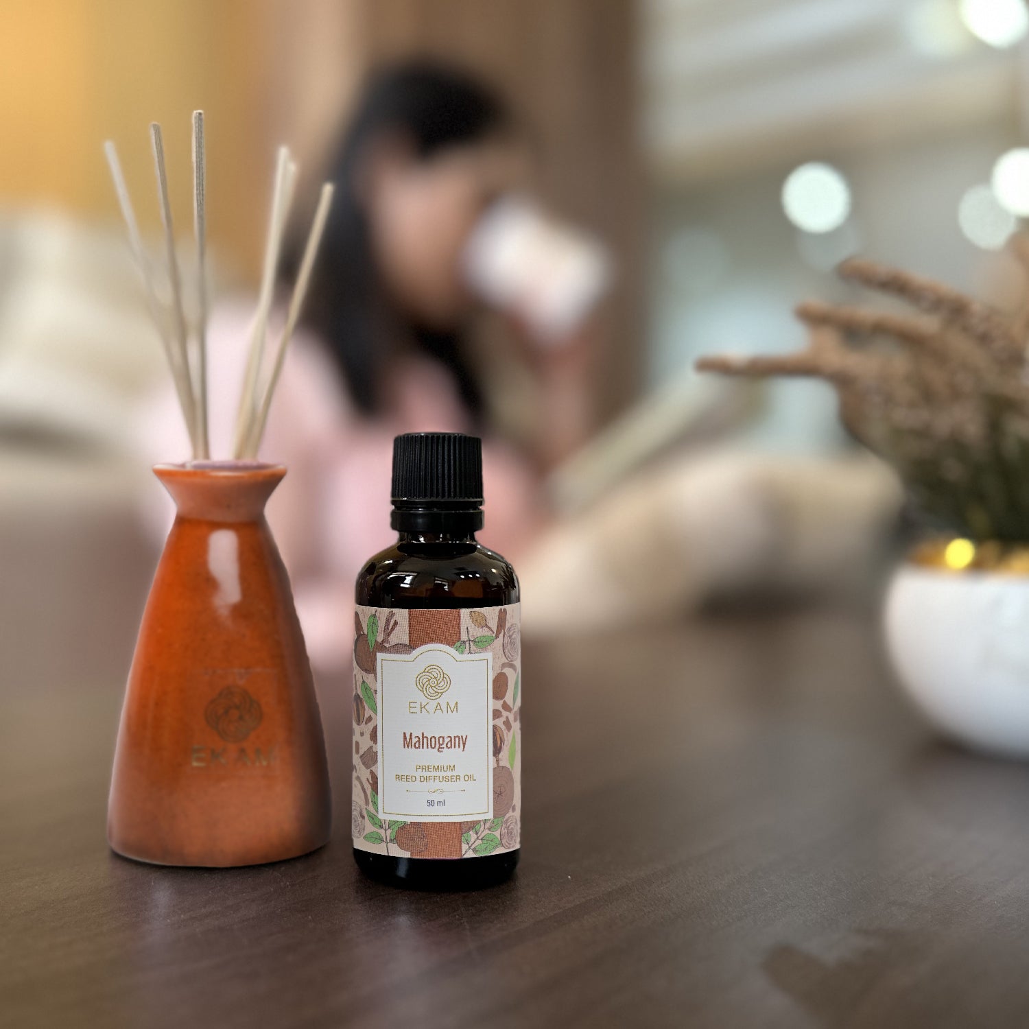 Mahogany Reed Diffuser Set – EKAM